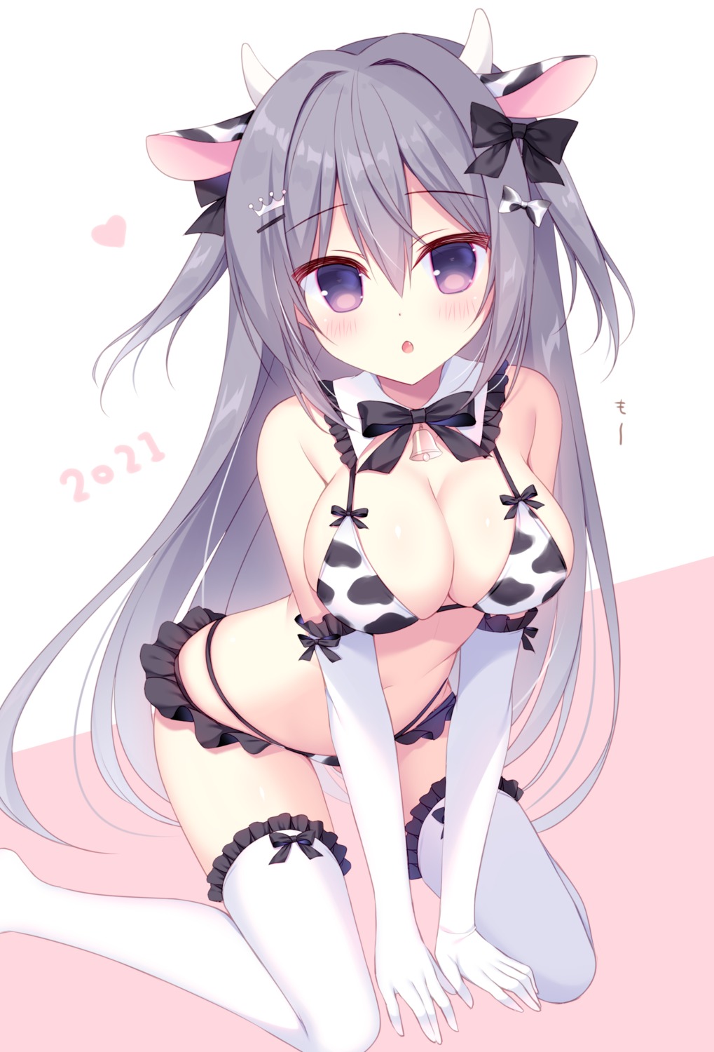 hasune animal ears bikini horns swimsuits thighhighs | #1148912 | yande.re